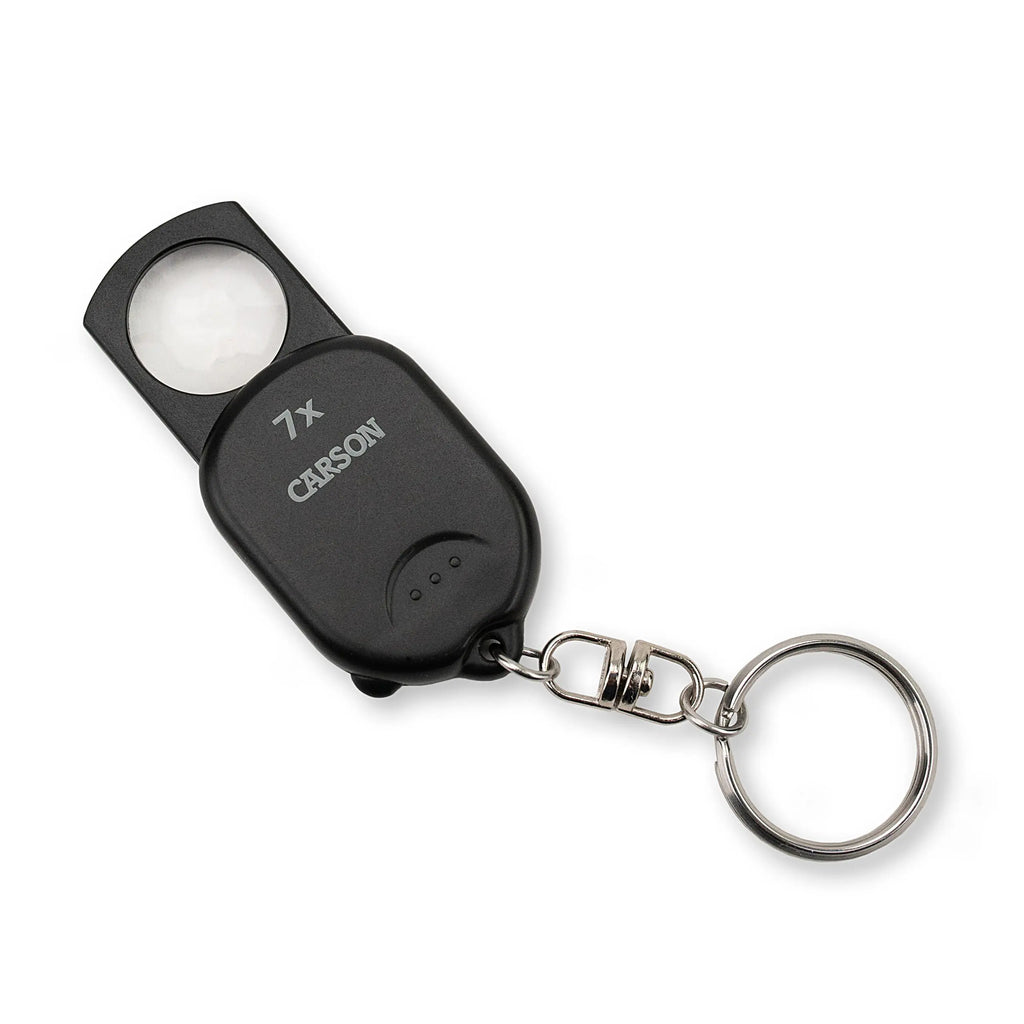 Carson 7X Pop-Up Magnifier Keychain – Loopity Loupes Magnifiers