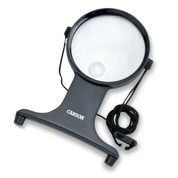 Carson 2x Hands-Free Magnifier with a 3.5x Spot Lens – Loopity Loupes ...